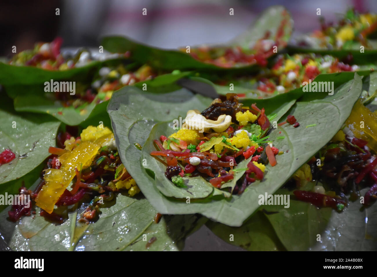 Banarasi pan hi-res stock photography and images - Alamy