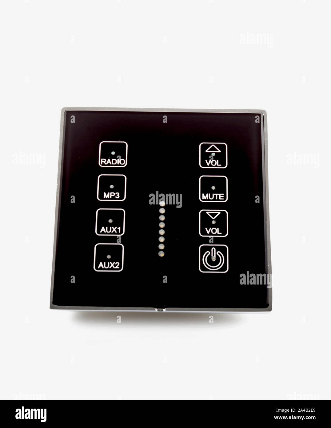 Touch screen light switch on isolated white background Stock Photo - Alamy