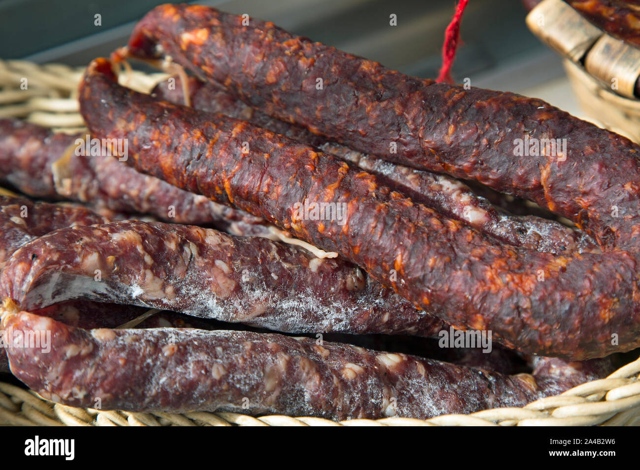 String Of Sausages High Resolution Stock Photography and Images - Alamy