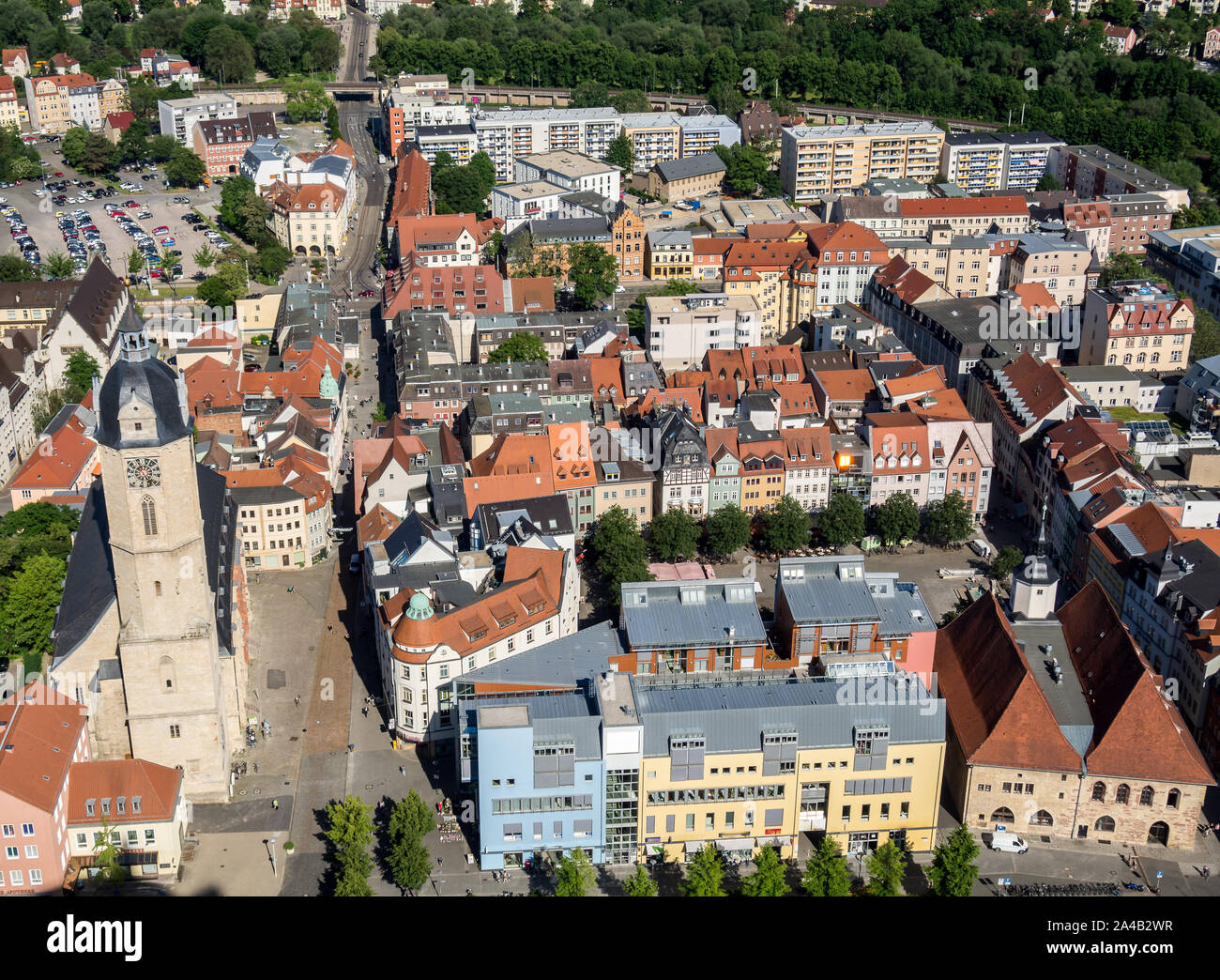 center of jena east germany Stock Photo - Alamy