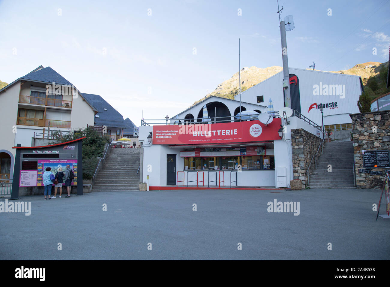 Petit train d'Artouste, Laruns, France, views of the train that runs on ...