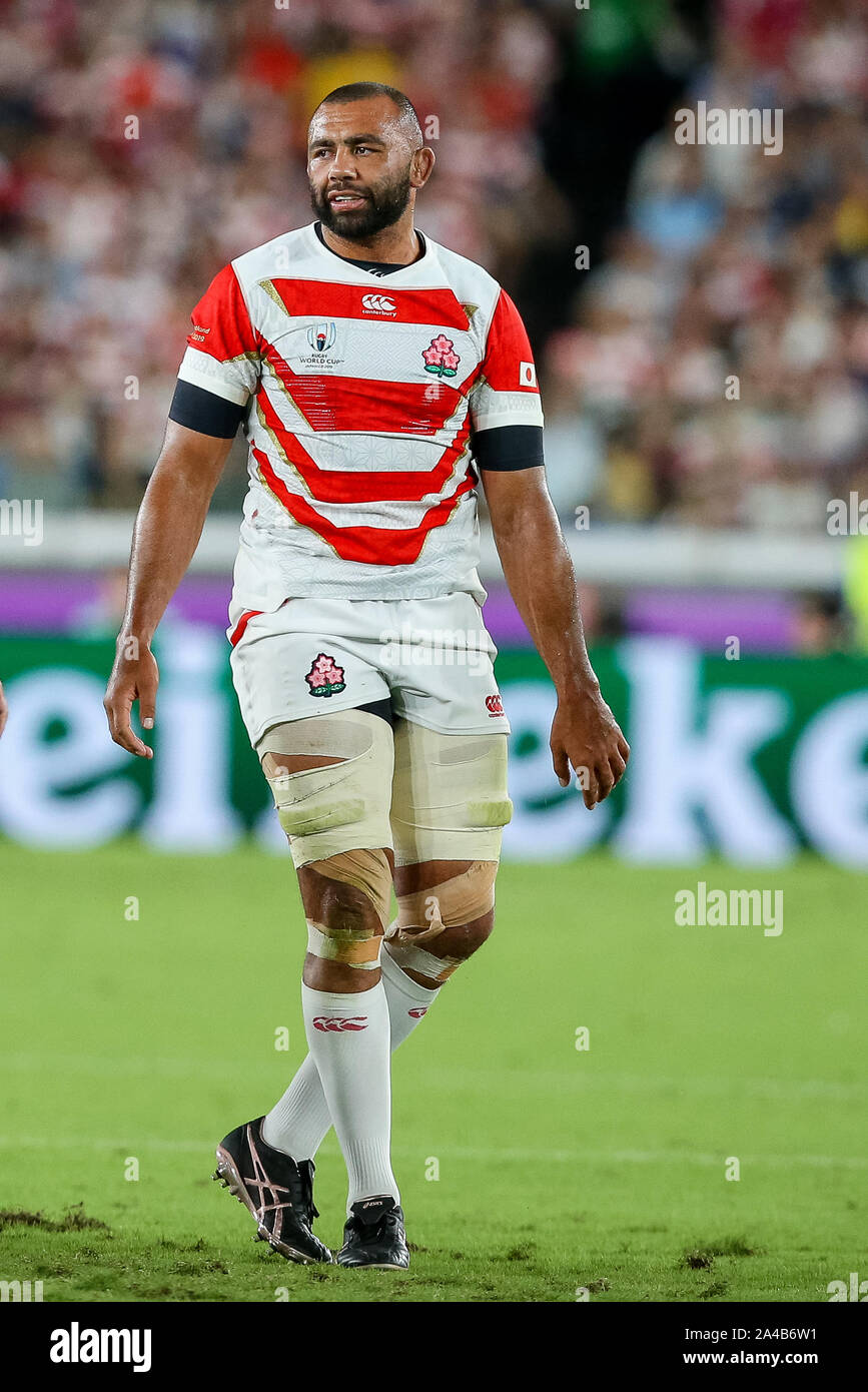 Michael Leitch of Japan during the 2019 Rugby World Cup Pool A match ...