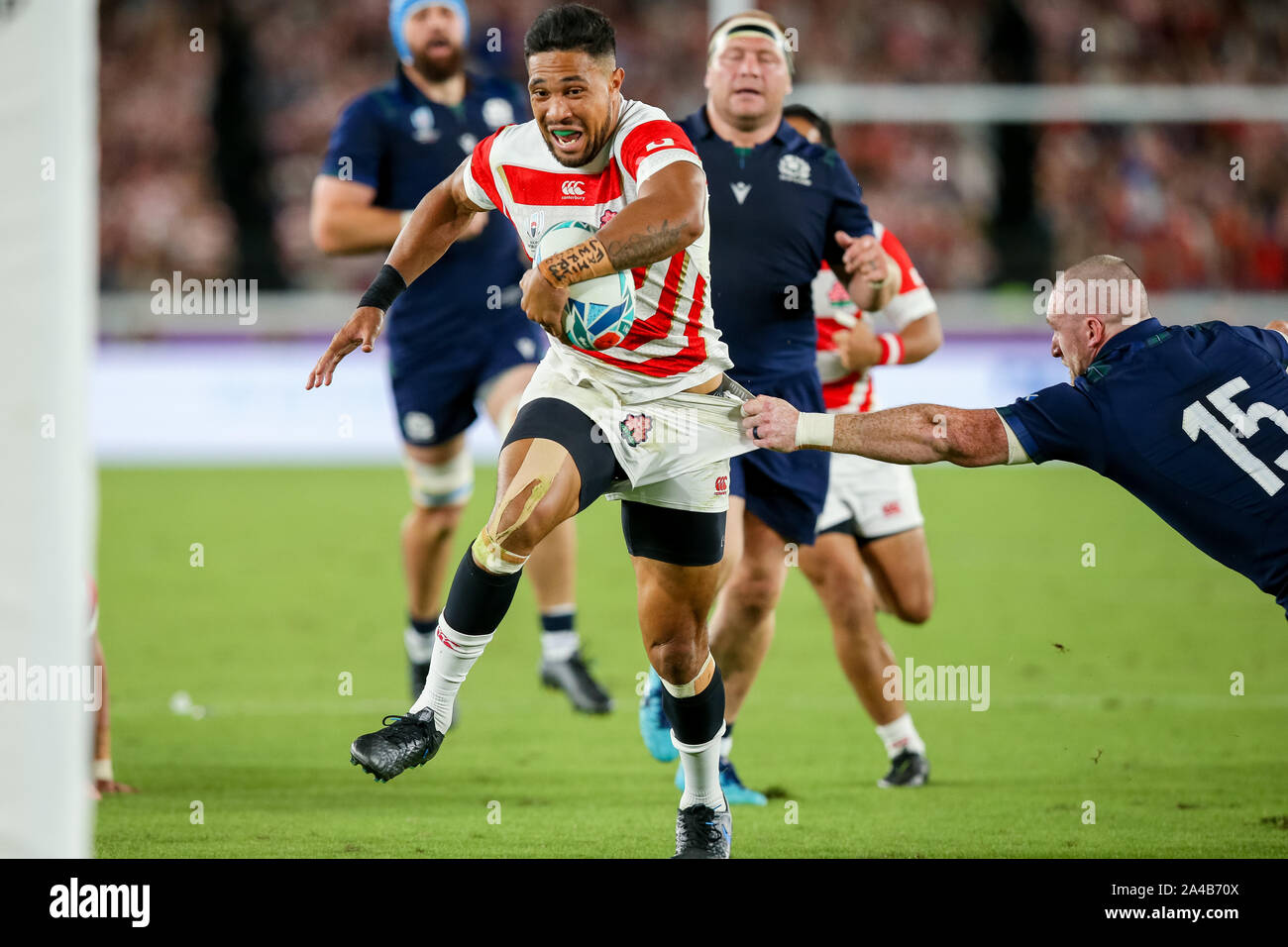 William Tupou of Japan during the 2019 Rugby World Cup Pool A match ...
