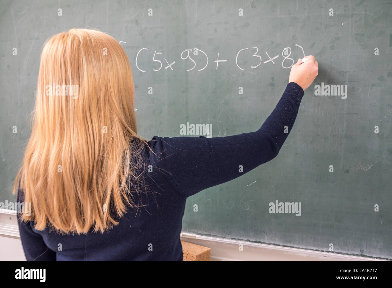 mathematics in school Stock Photo - Alamy