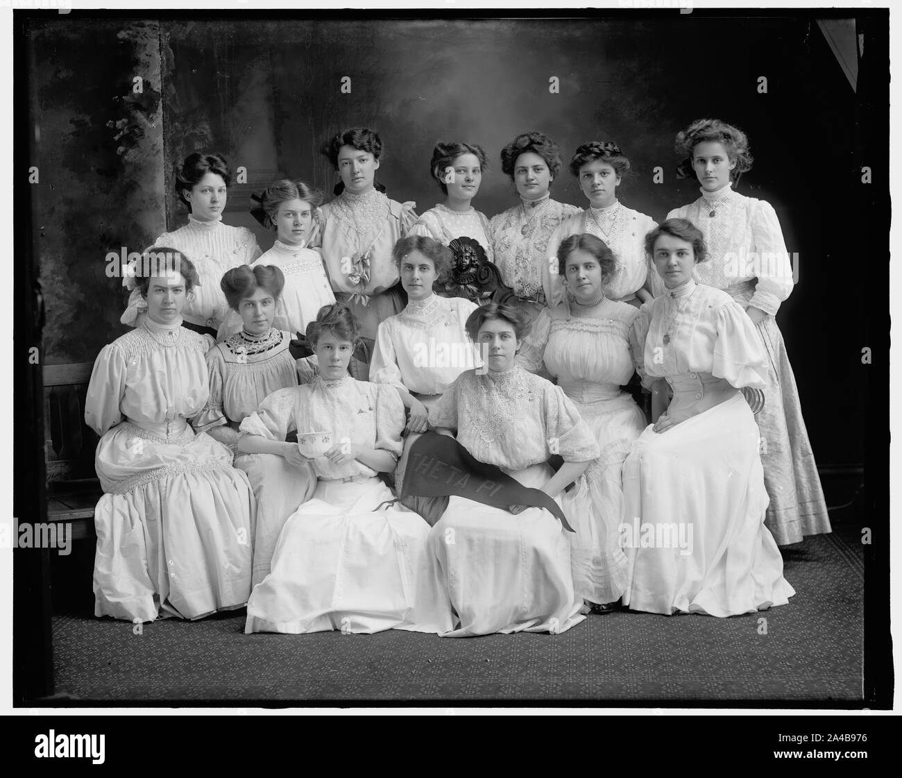 THETA PI GIRLS Stock Photo - Alamy