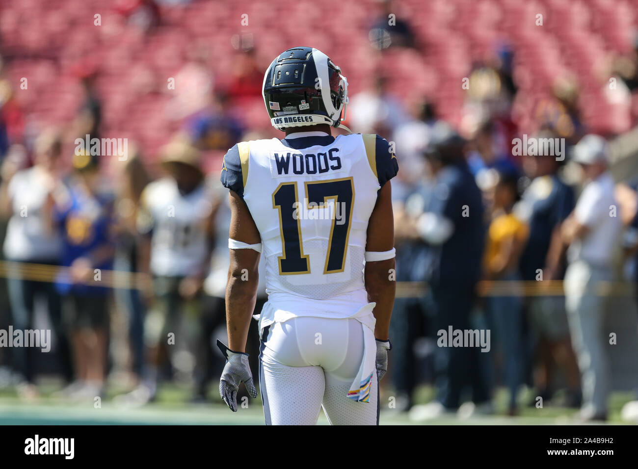 Los Angeles, CA. 13th Oct, 2019. Los Angeles Rams wide receiver Robert ...