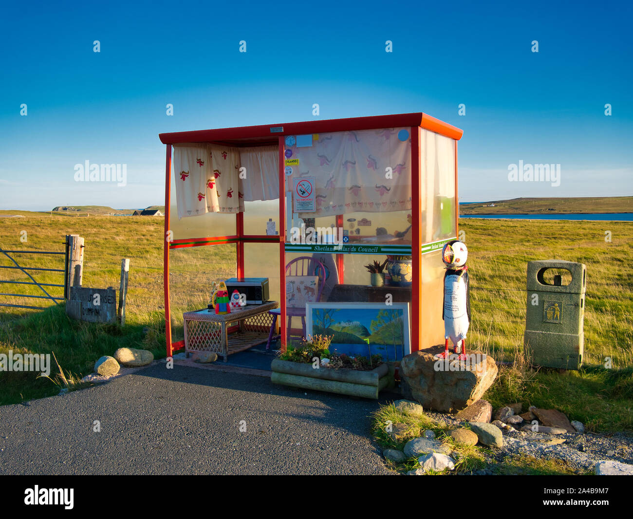Bobby's Bush Shelter - also known as the Unst Bus Shelter - near ...