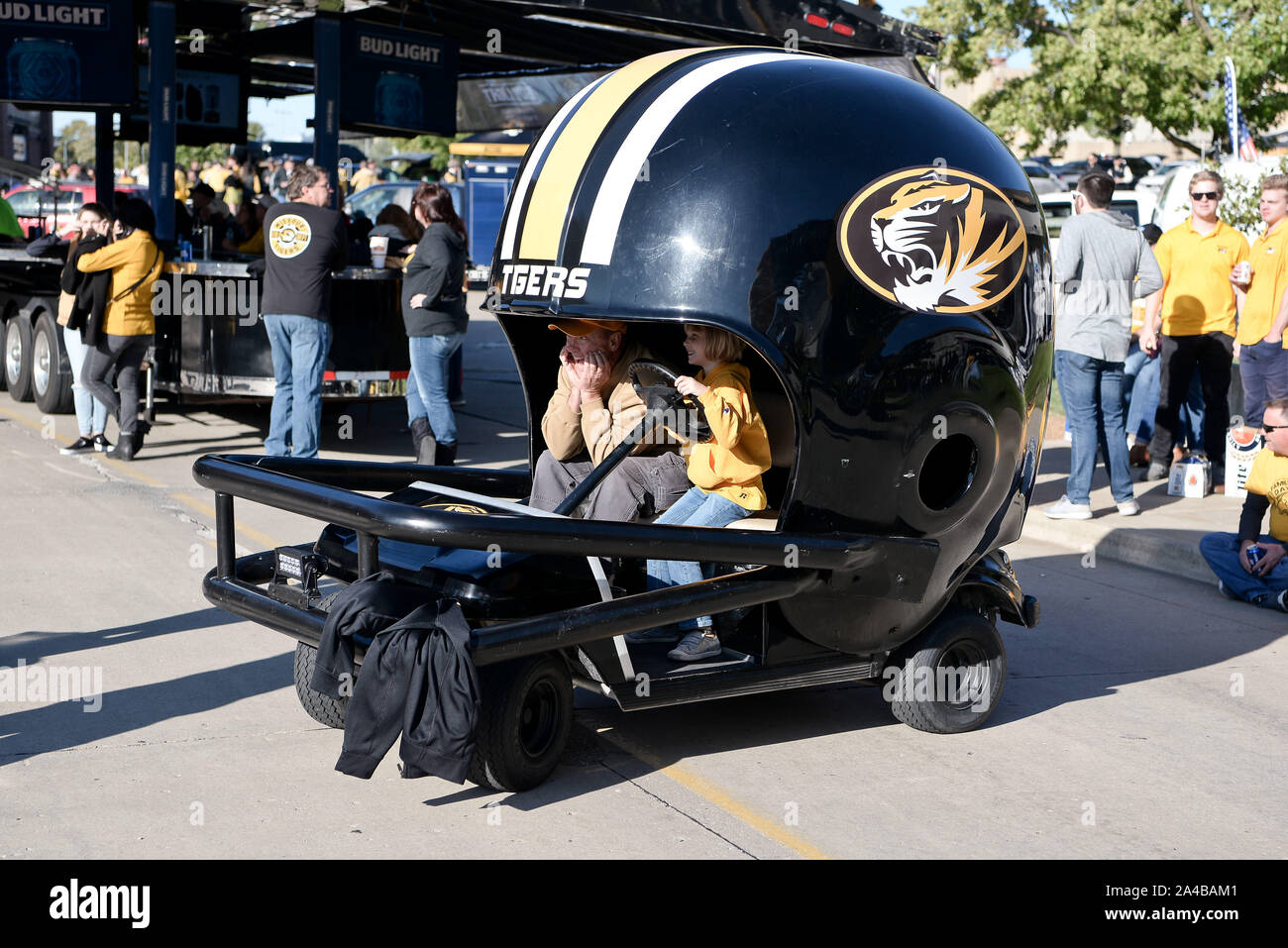 Oct 12, 2019: Some fans stop and get their picture taken in the helmet ...