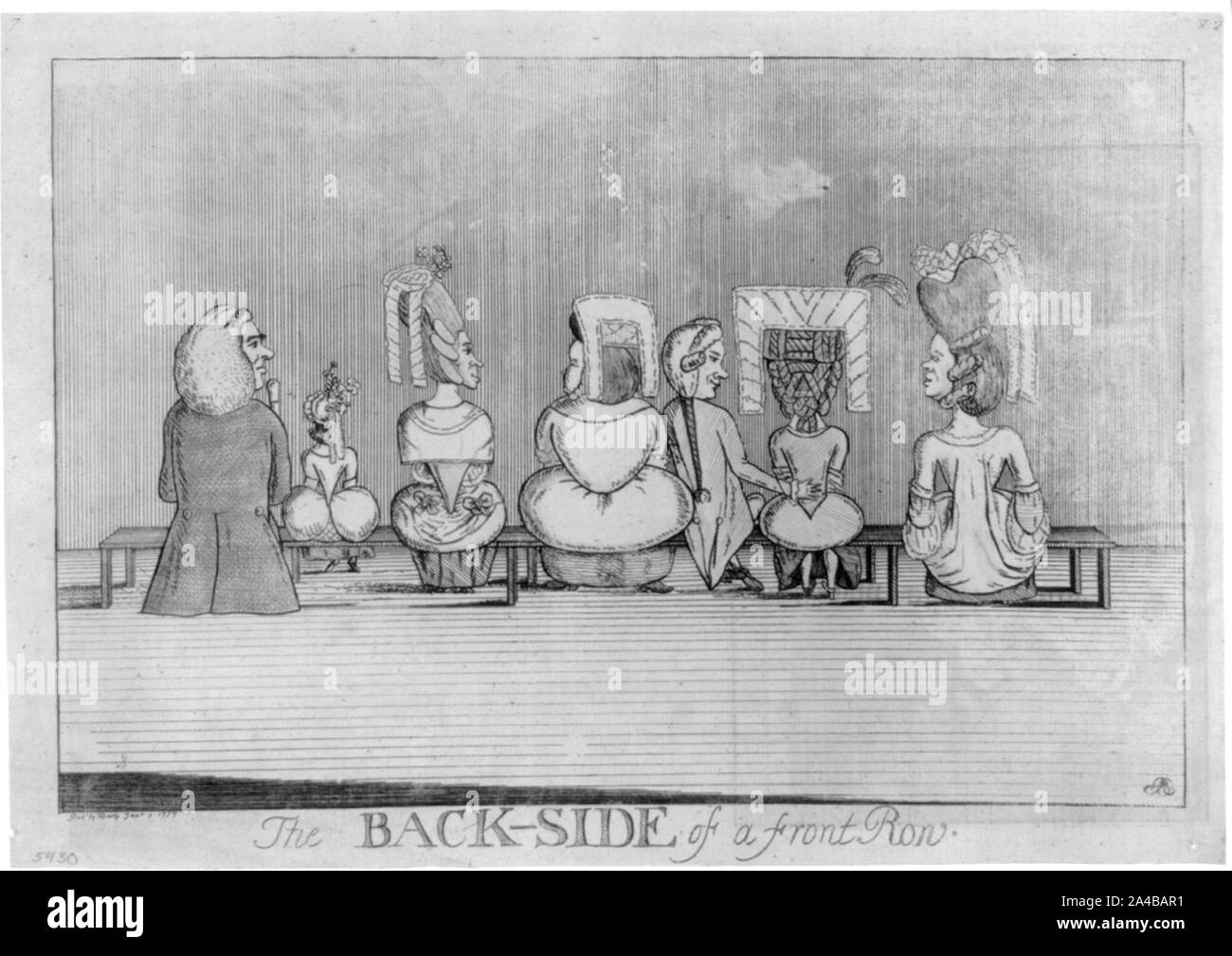 The Back-Side of a Front Row Stock Photo - Alamy