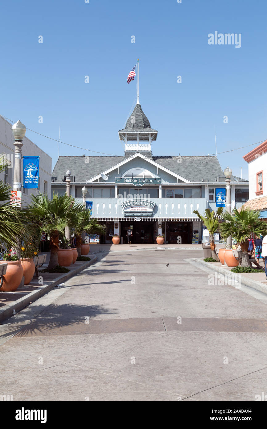 The Balboa Pavilion, Newport Beach, California Stock Photo - Alamy