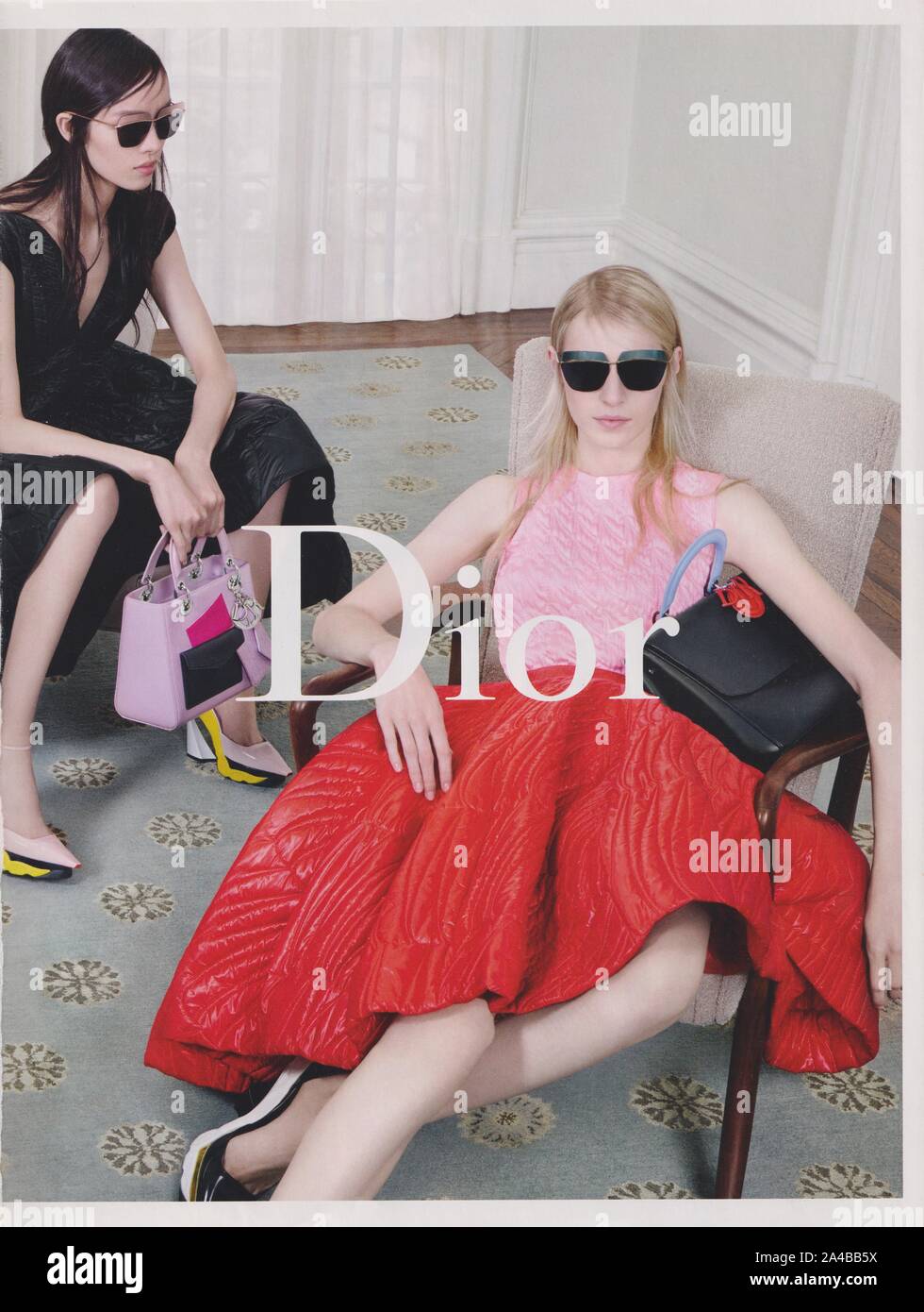 Christian dior vintage advert hi-res stock photography and images - Alamy