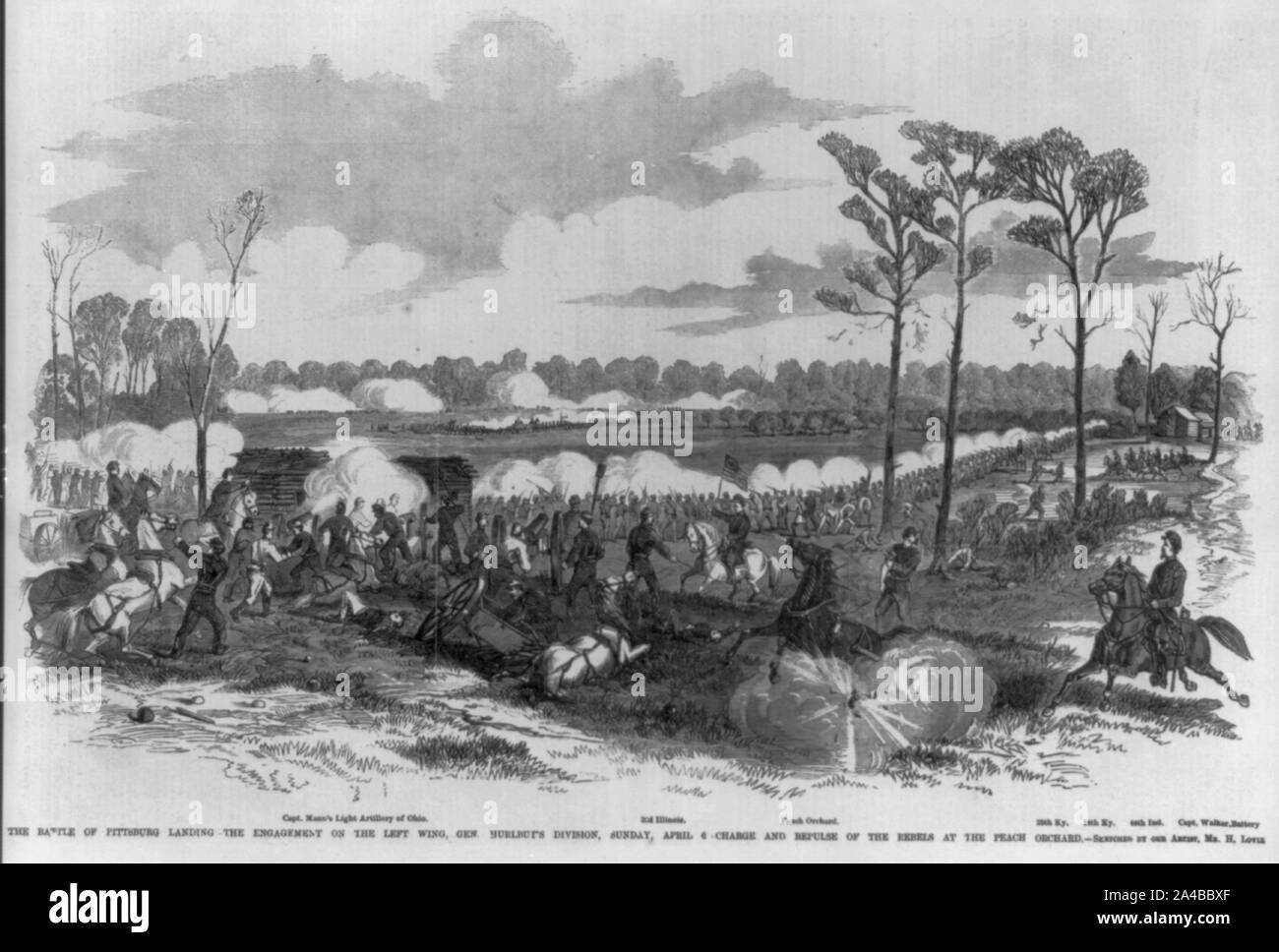 Battle of pittsburg shiloh hi-res stock photography and images - Alamy