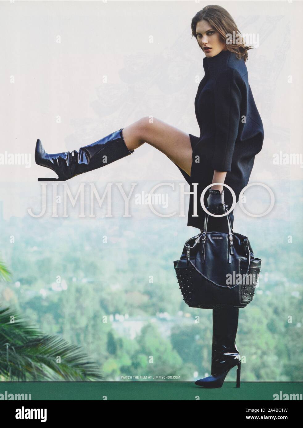 poster advertising Jimmy Choo fashion footwear house with Catherine ...