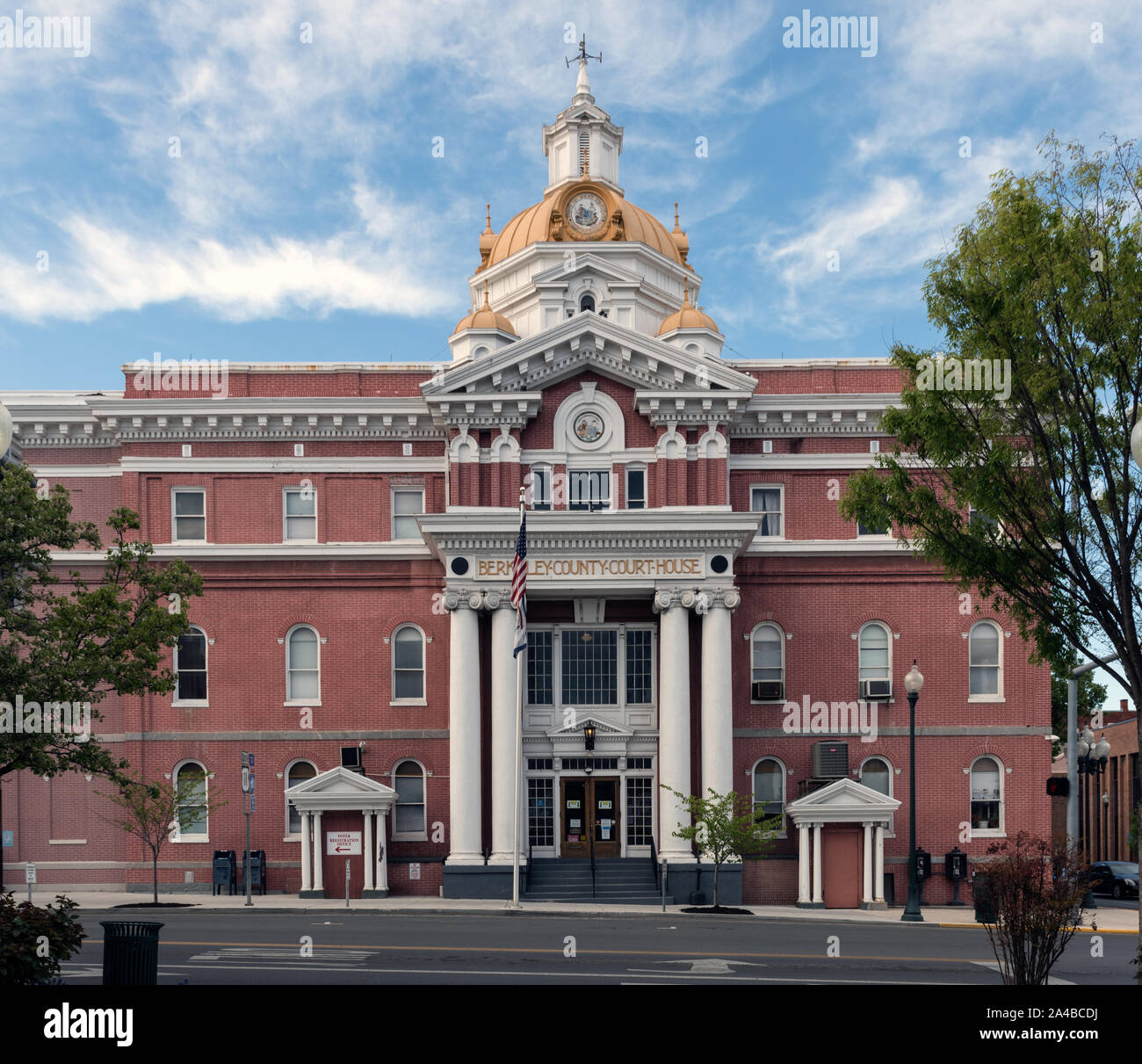 The Berkeley County Courthouse in Martinsburg, West Virginia Stock ...
