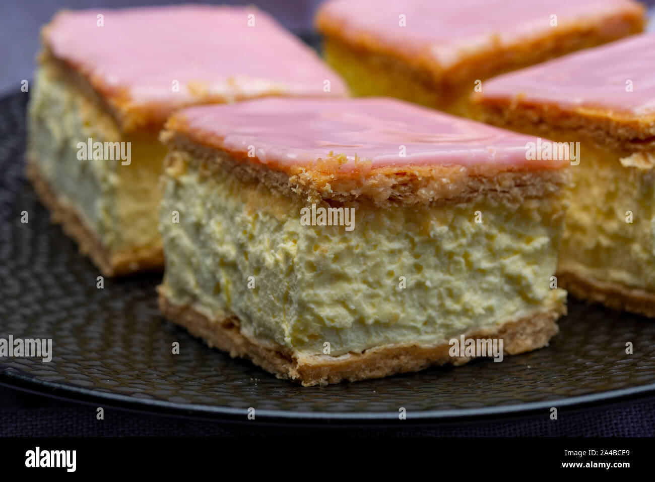 Tompoes or tompouce, iconic pastry in Netherlands and Belgium made from ...