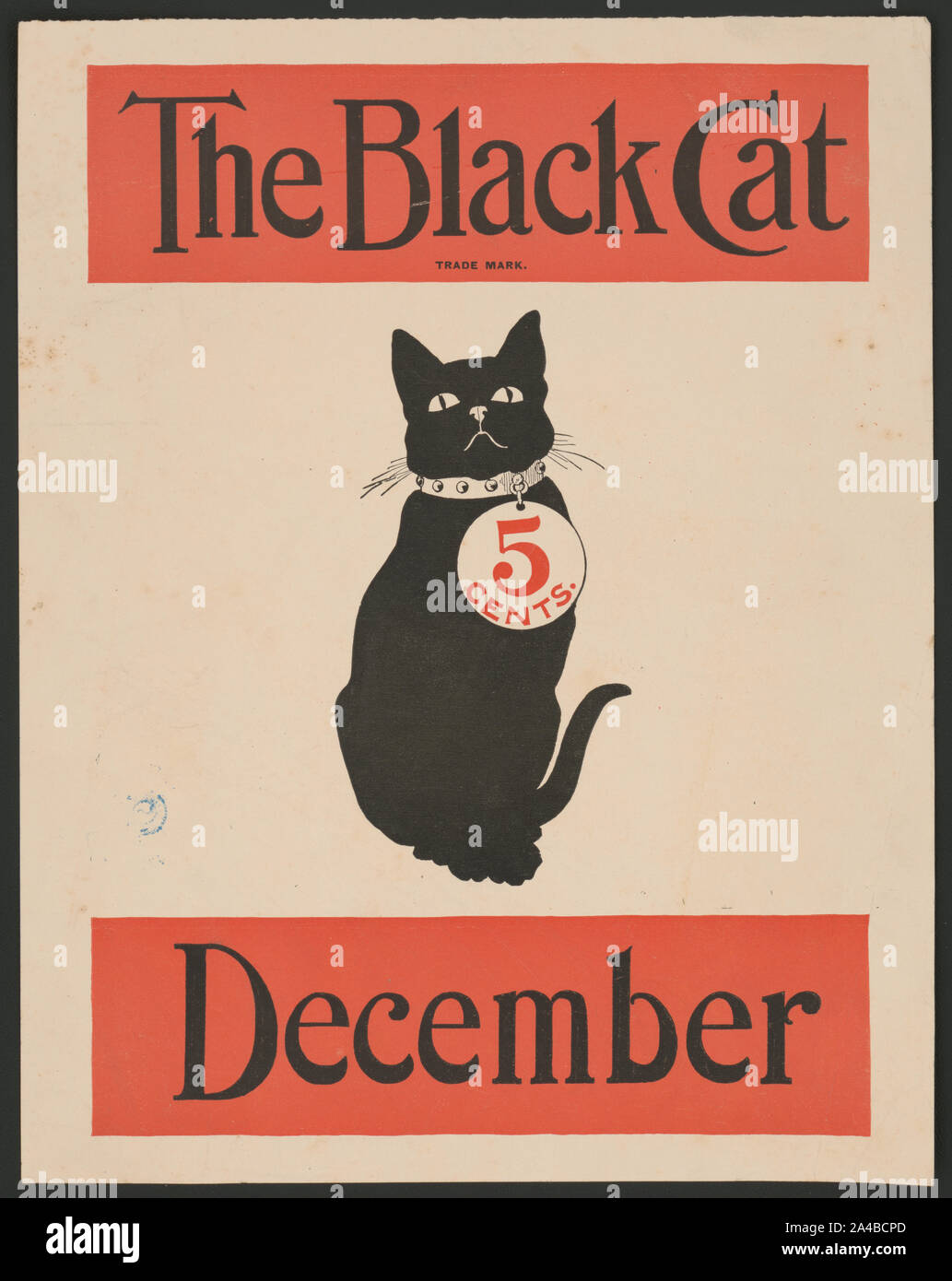 The Black Cat, December Stock Photo - Alamy