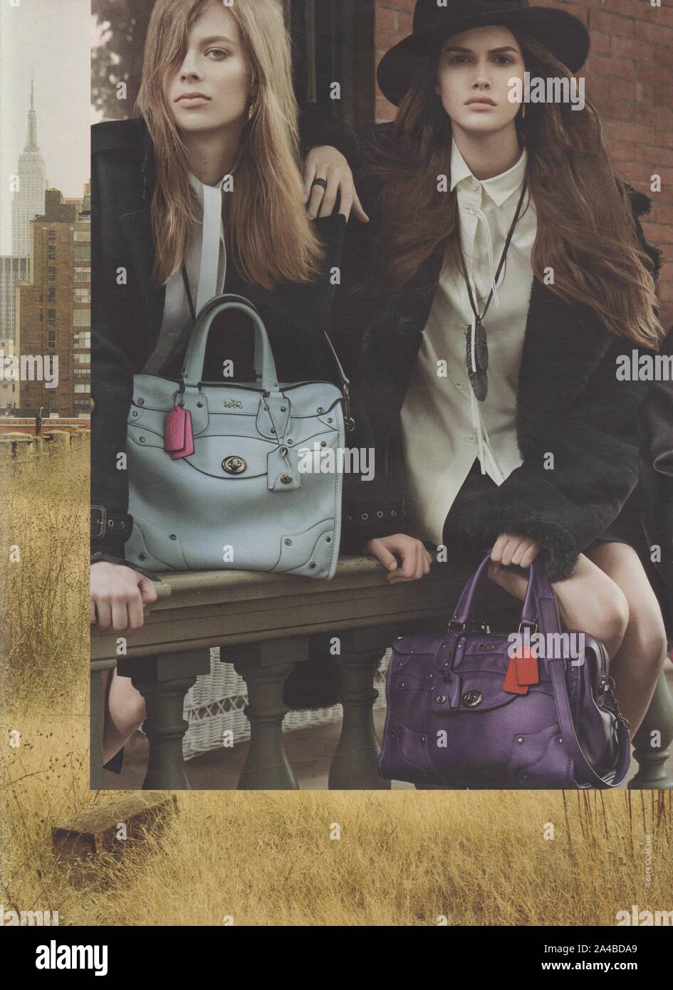 Coach handbag advertisement hi-res stock photography and images - Alamy