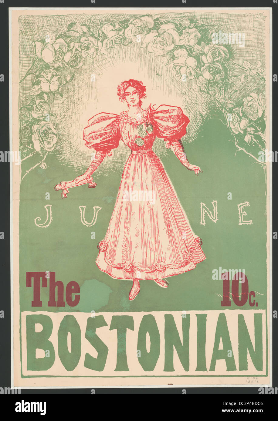 The Bostonian. June. 10c Stock Photo - Alamy