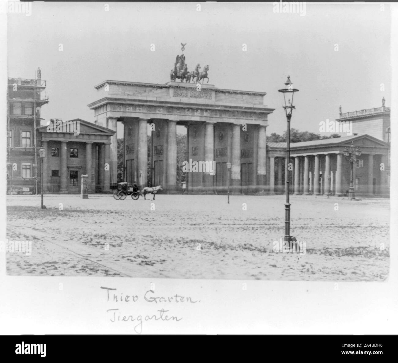 Berlin germany brandenburg gate Black and White Stock Photos & Images ...