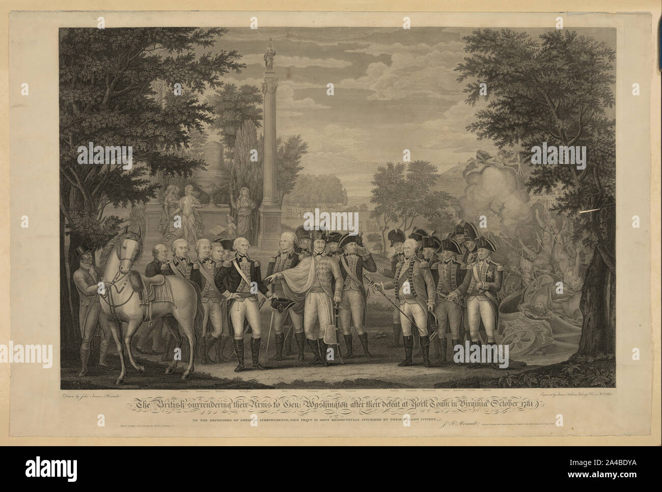 British surrendering hi-res stock photography and images - Alamy
