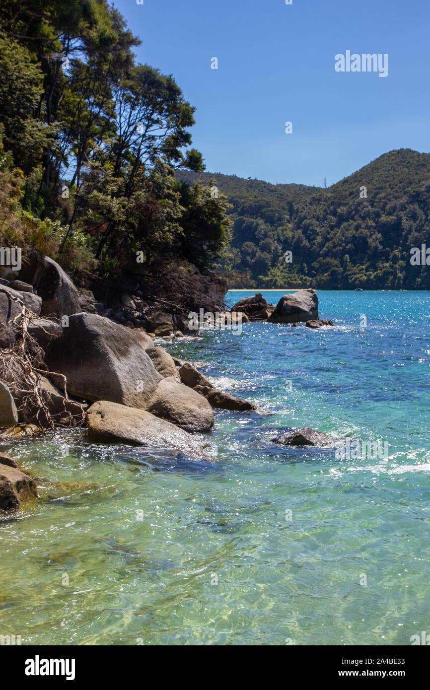 view of Abel Tasman National Park, New Zealand Stock Photo - Alamy