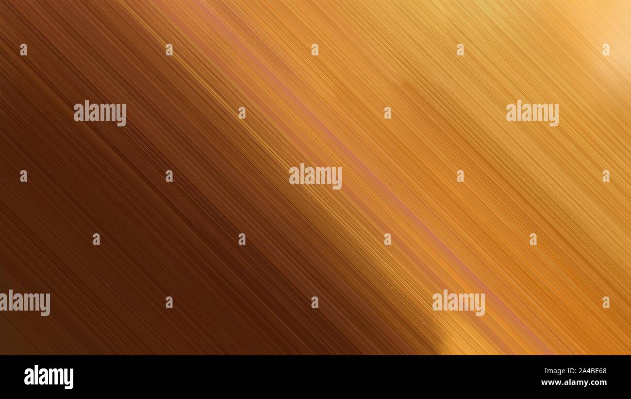 diagonal motion speed lines background or backdrop with bronze, dark ...