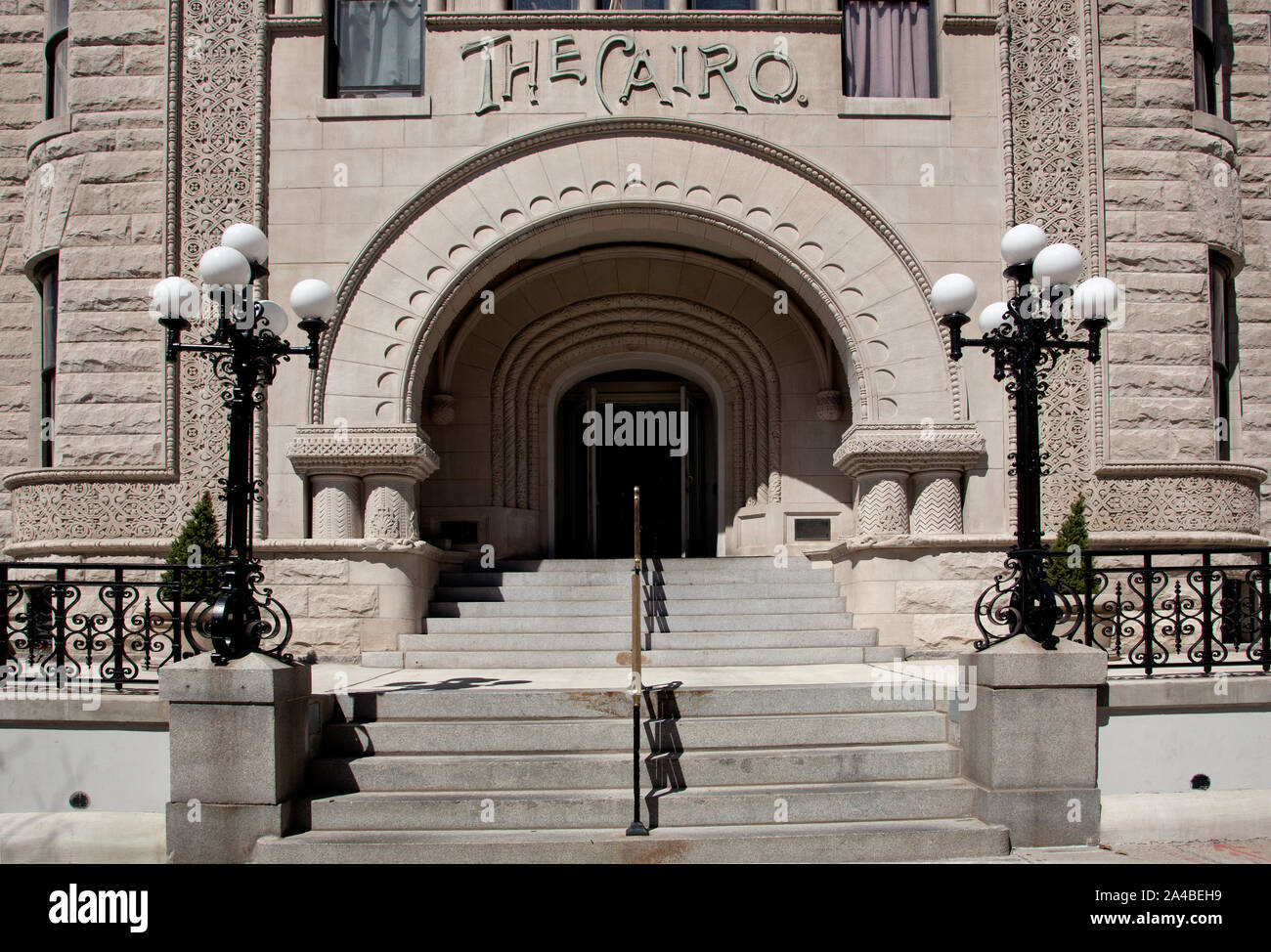 The Cairo apartment building, 1615 Q St., NW, Washington, D.C., is a ...