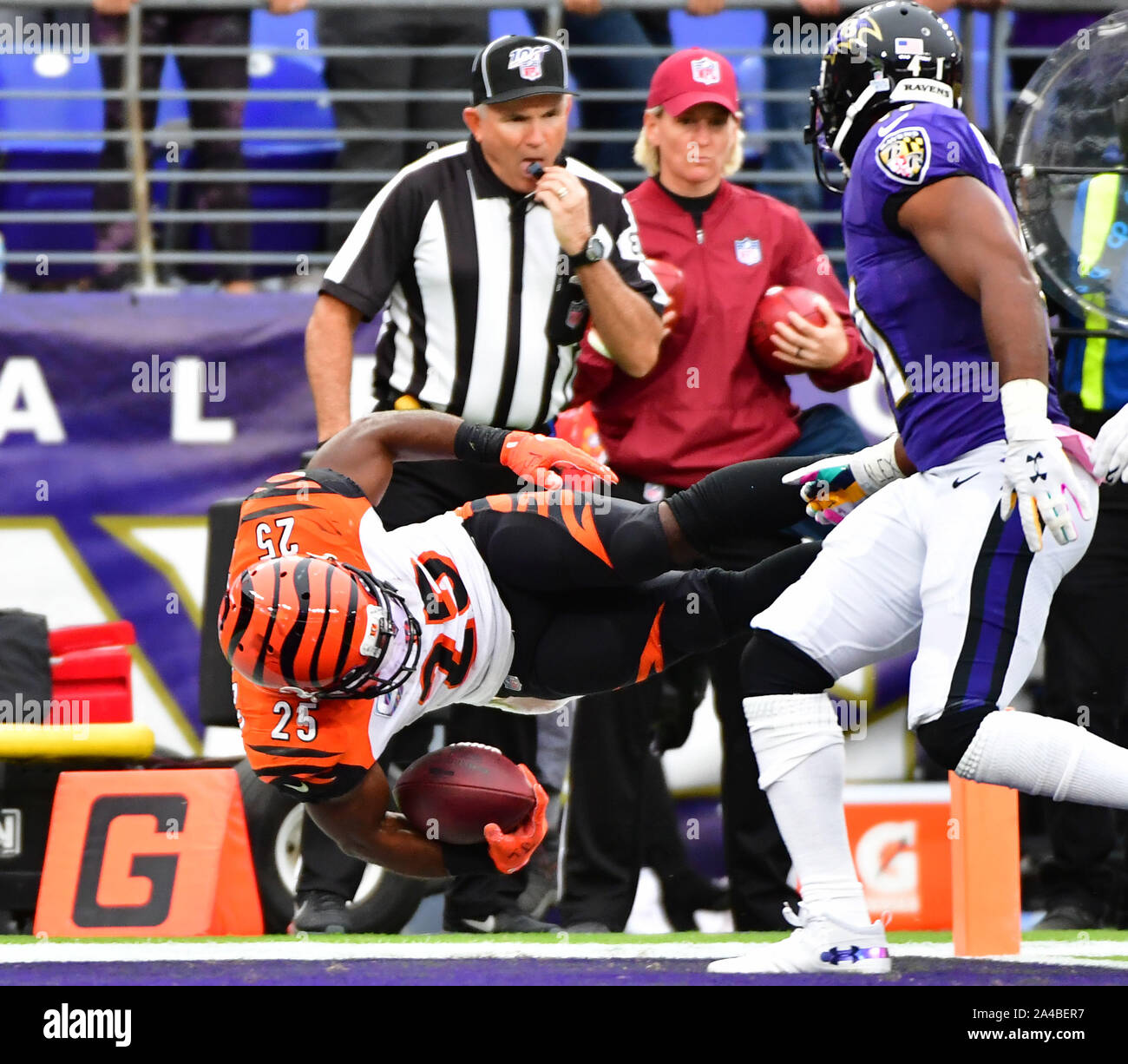 Baltimore ravens defensive back anthony levine 41 hi-res stock ...