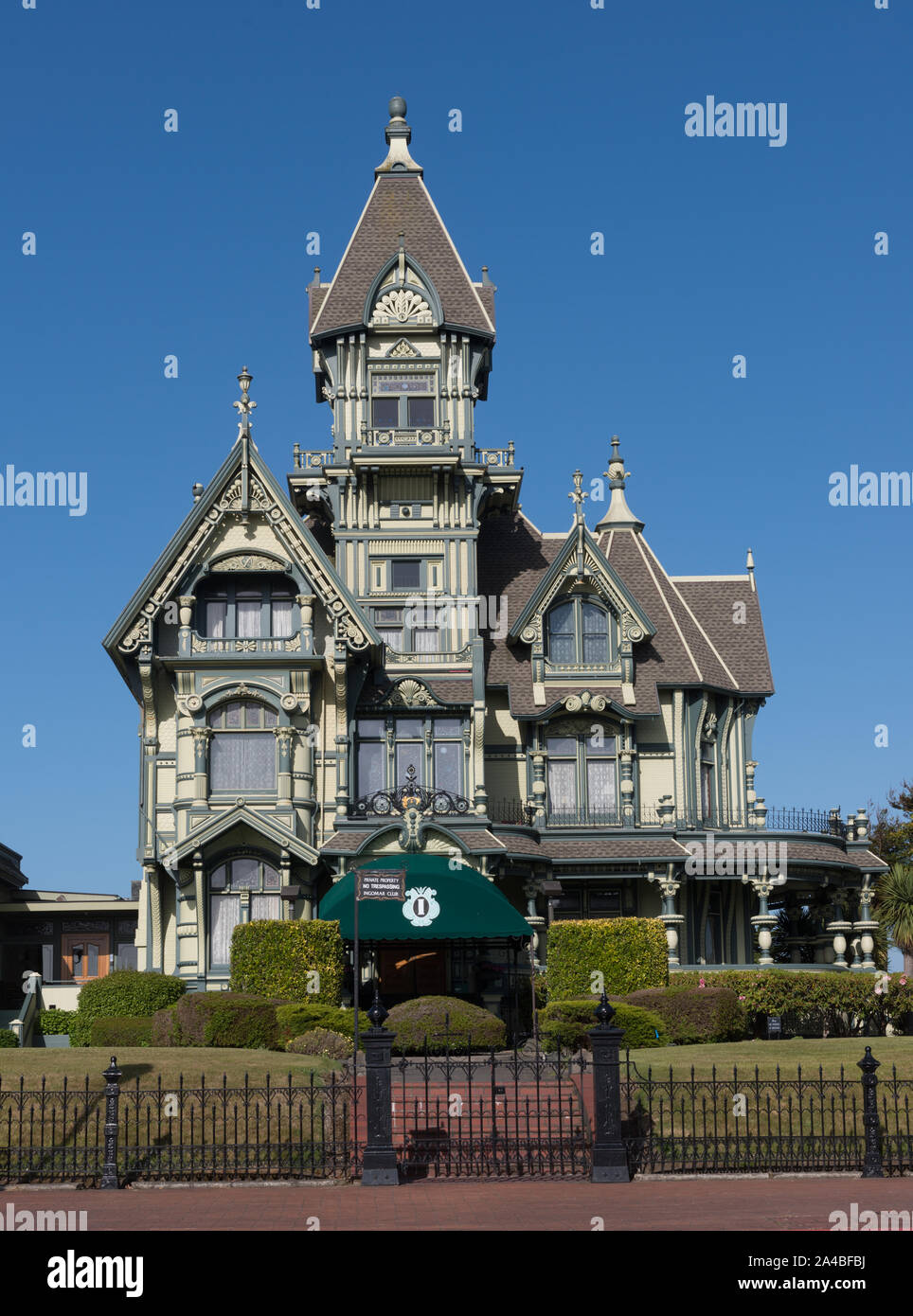 The Carson Mansion is a large Victorian house located in Old Town ...