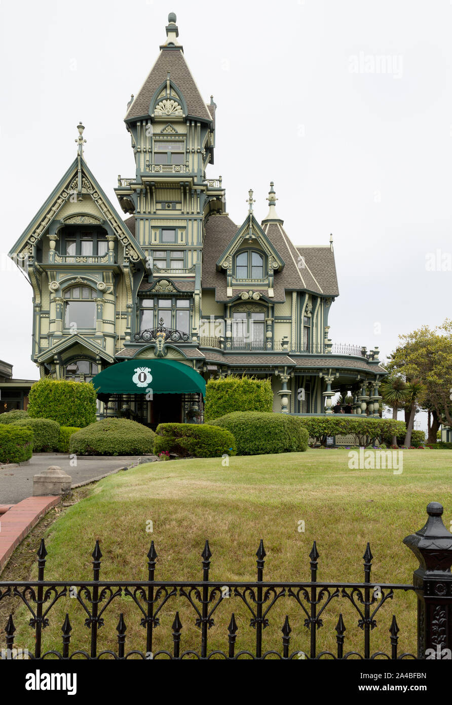 The Carson Mansion is a large Victorian house located in Old Town ...