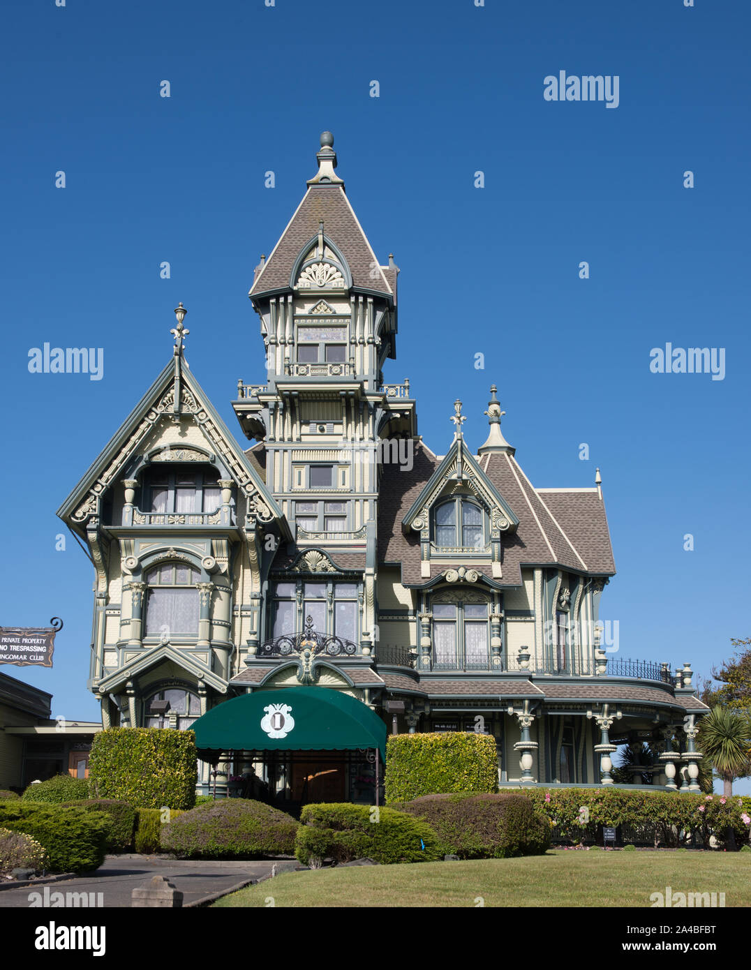 The Carson Mansion is a large Victorian house located in Old Town ...