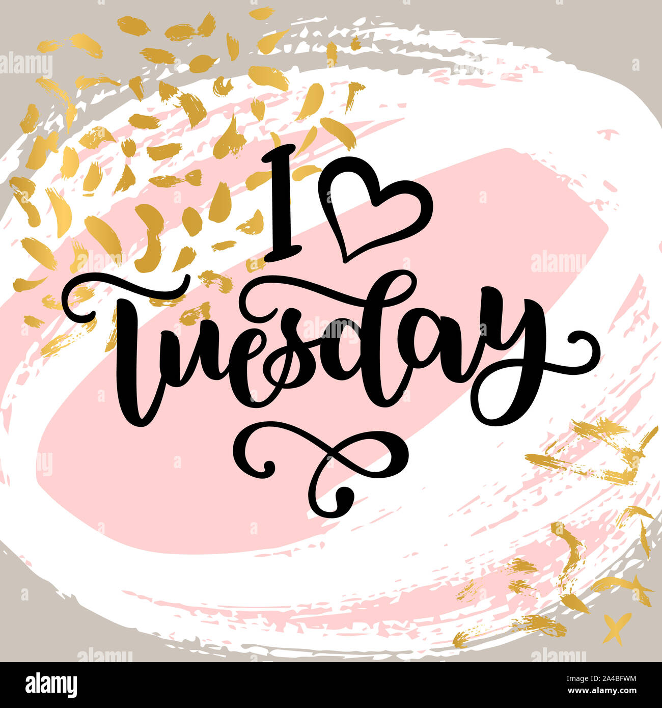 Tuesday day week handwritten black hi-res stock photography and images ...