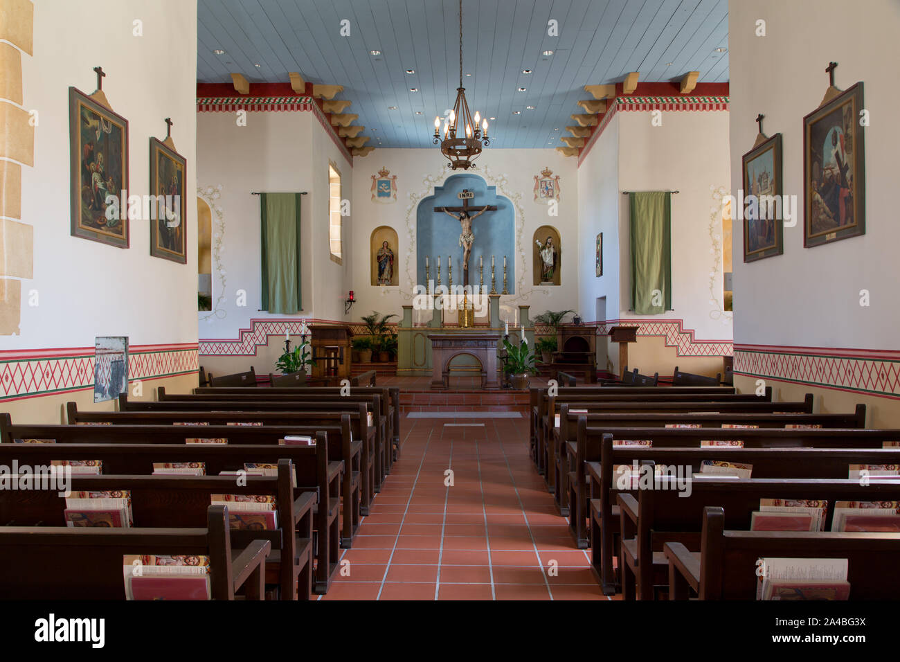 The Cathedral of San Carlos Borromeo, Monterey, California Stock Photo ...