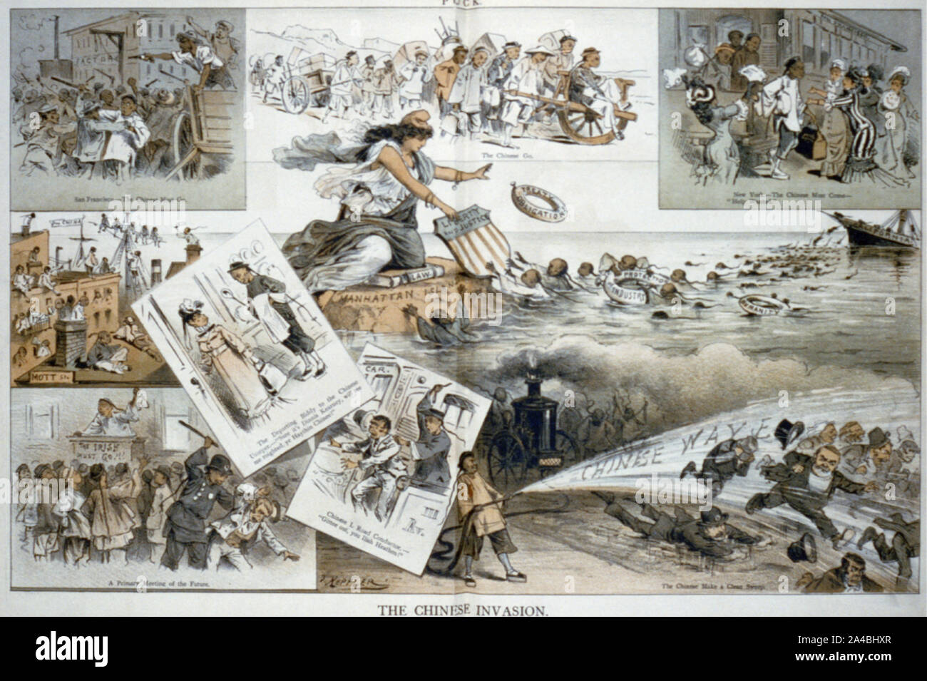 Chinese invasion hi-res stock photography and images - Alamy