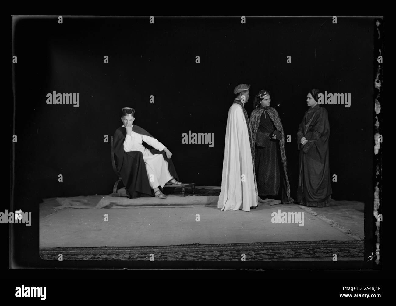 The Christmas Story, Y.M.C.A. tableaux. [The Magi before Herod II ...