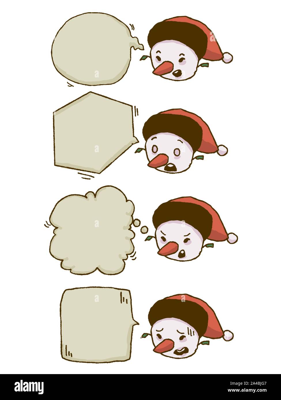 Snowman snow hand sign Stock Vector Images - Alamy