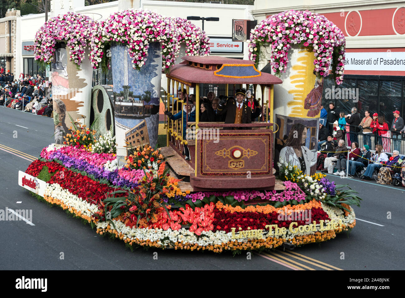 The City of Glendale, California's, Living the Good Life float in the ...