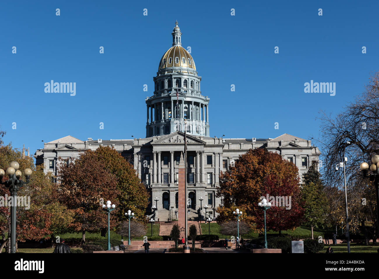 The Colorado State Capitol in Denver, Colorado. The building is ...