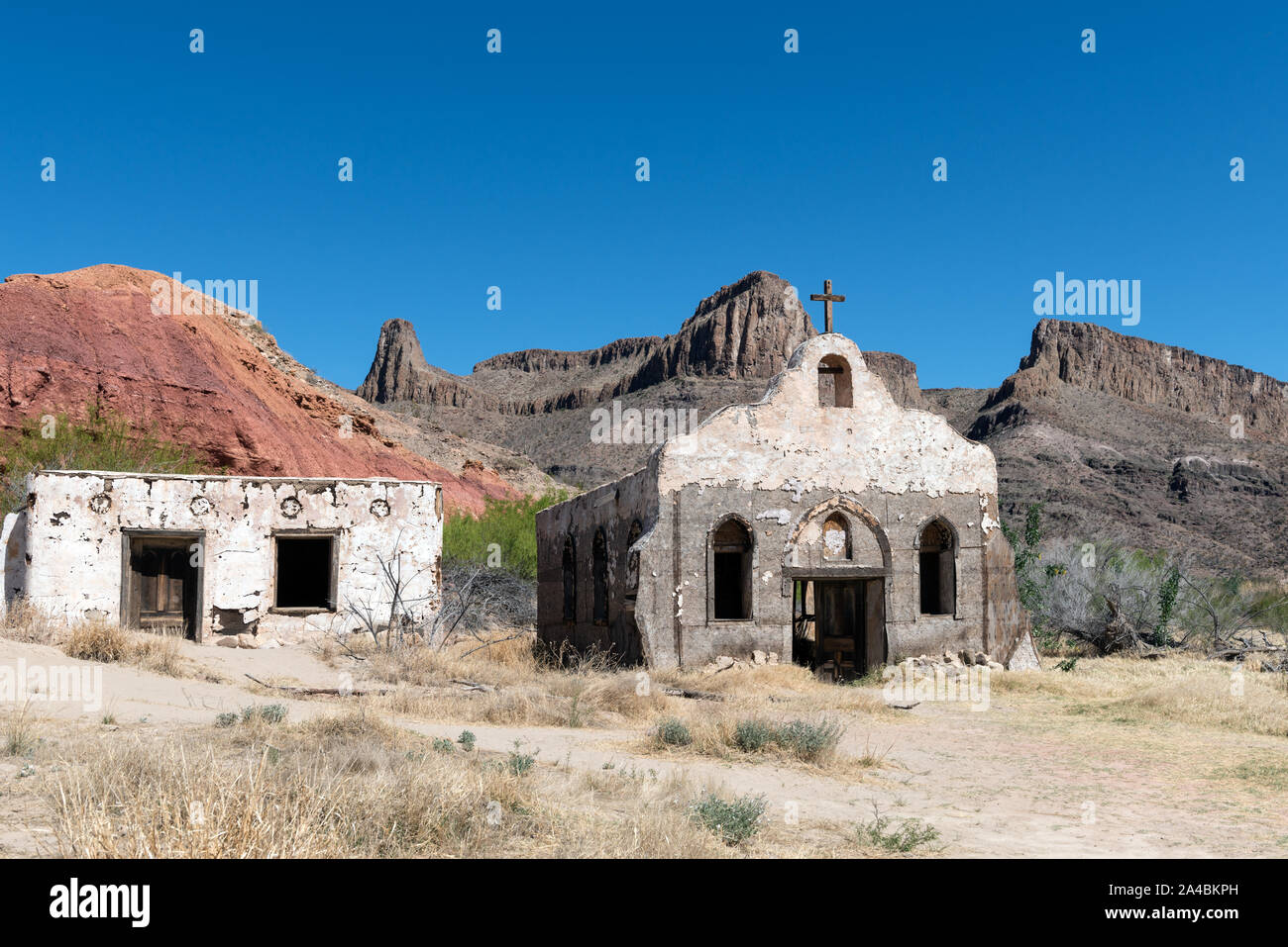 The Contrabando, a ghost town within Big Bend Ranch State Park, west of ...
