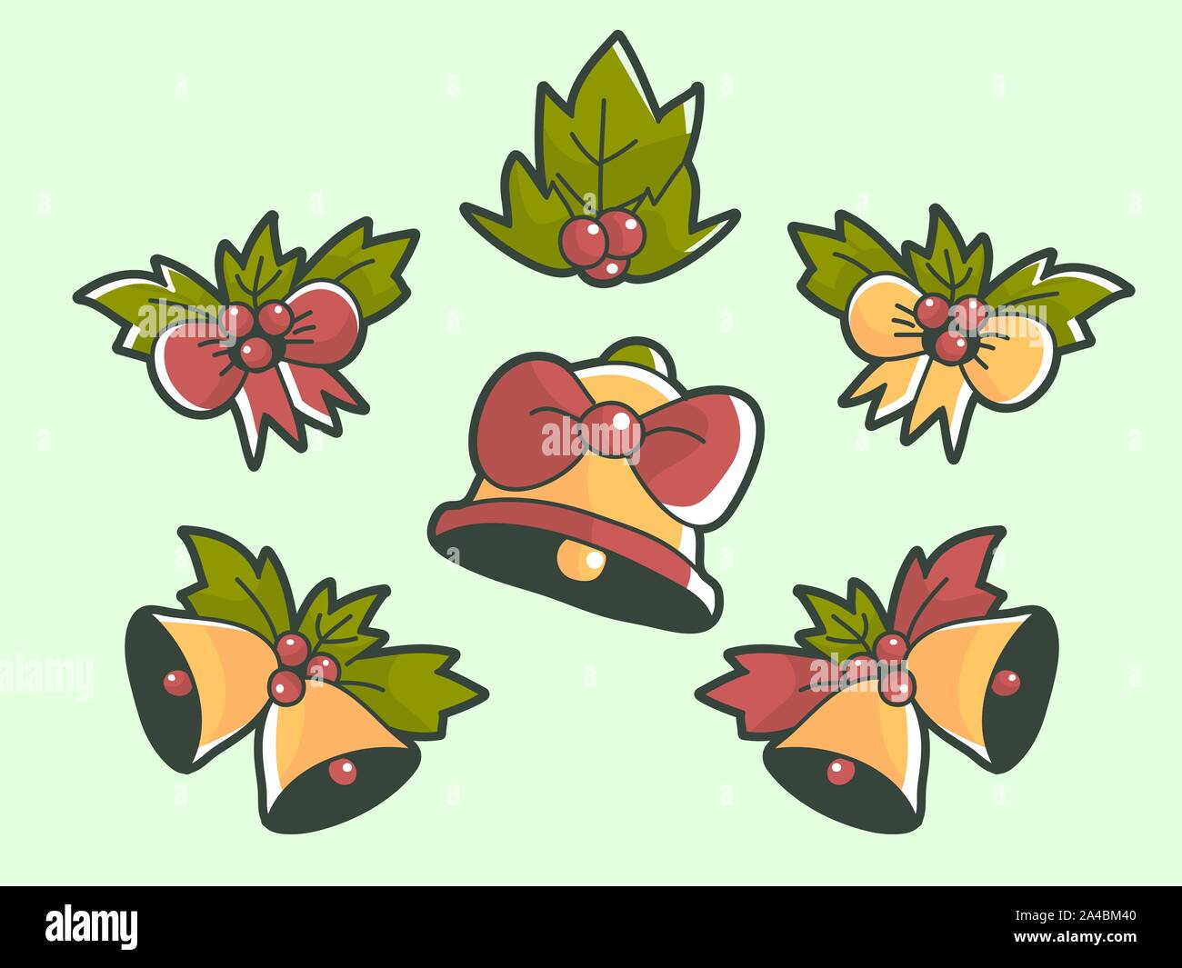 Christmas event elements premium vector Stock Vector Image & Art - Alamy