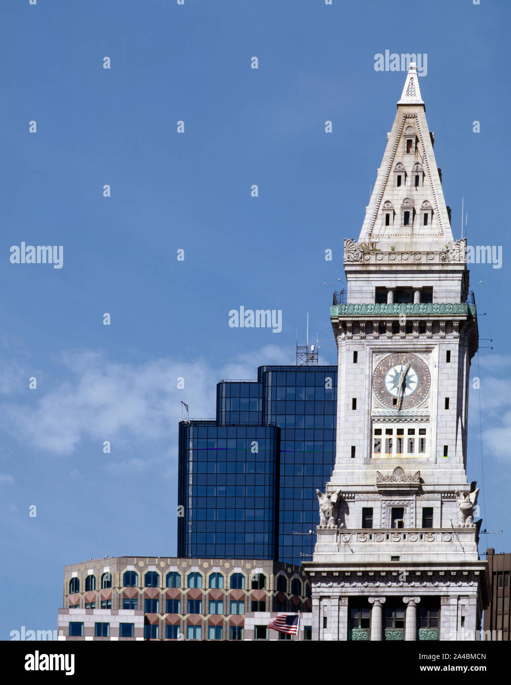 The Custom House, completed in 1847, Boston, Massachusetts Stock Photo ...
