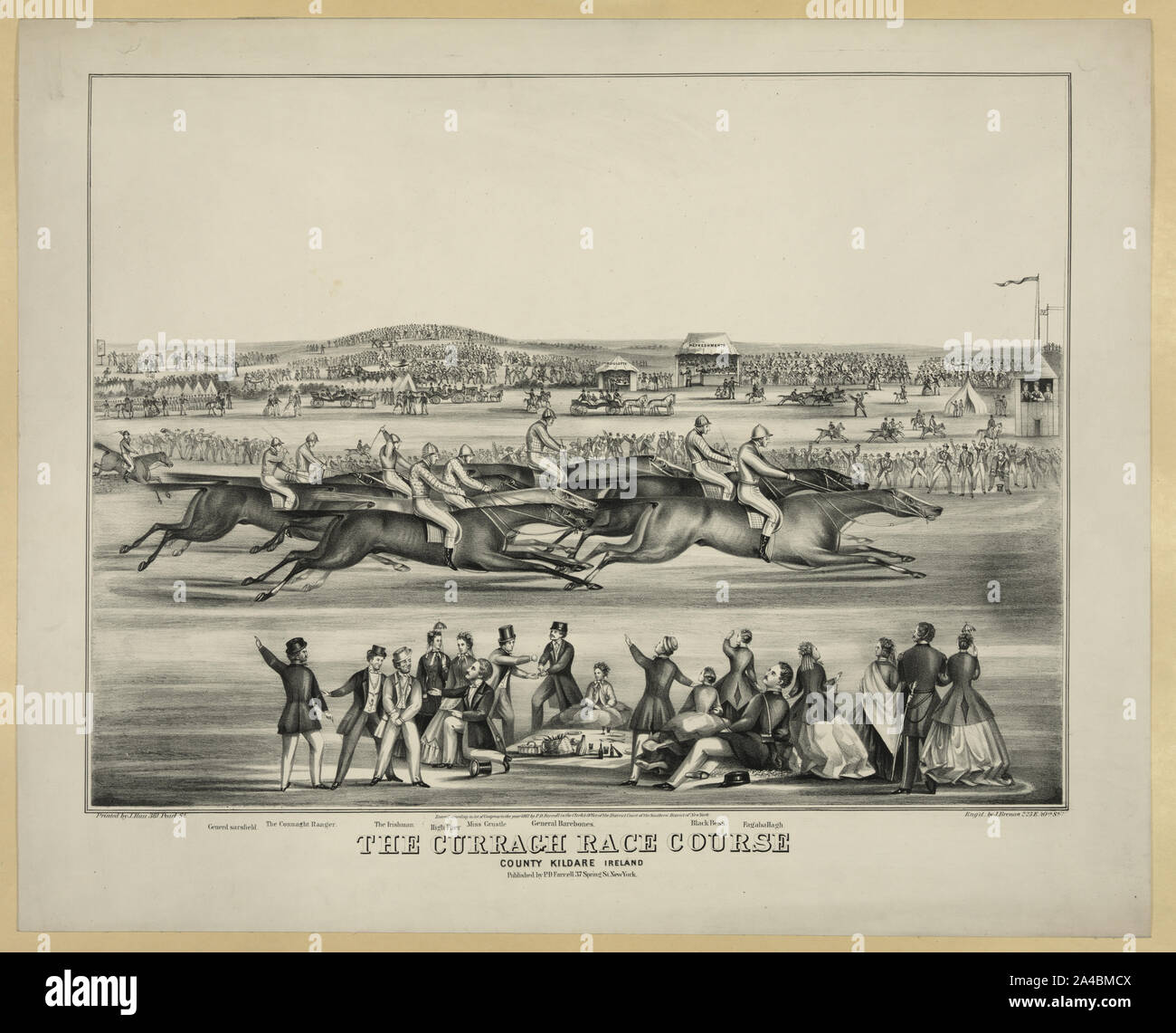 The Curragh race course, County Kildare Ireland Stock Photo - Alamy