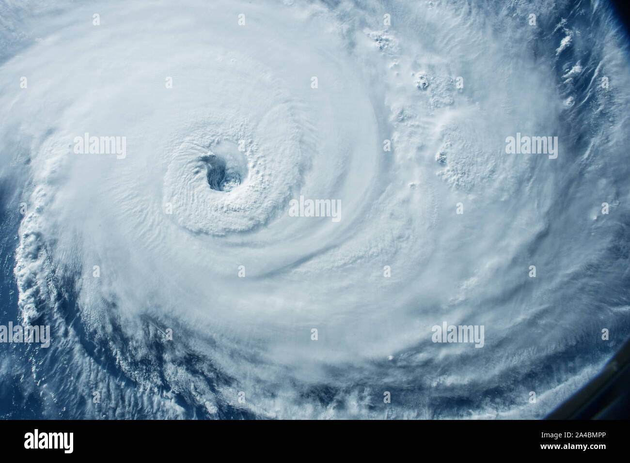 A huge tornado, a cyclone from space Stock Photo - Alamy