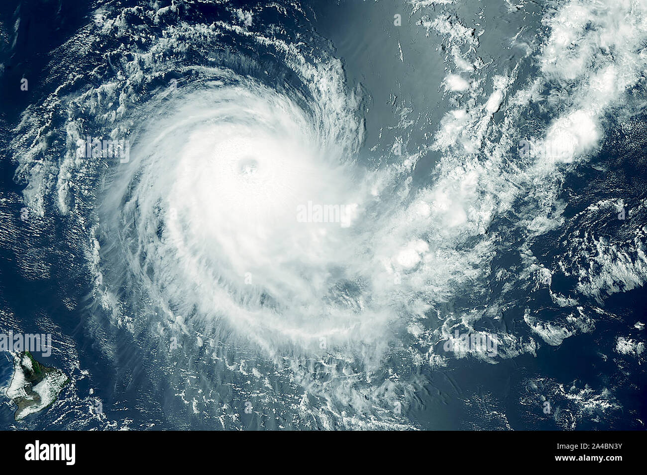 Atmospheric cyclone from space. Elements of this image were furnished ...