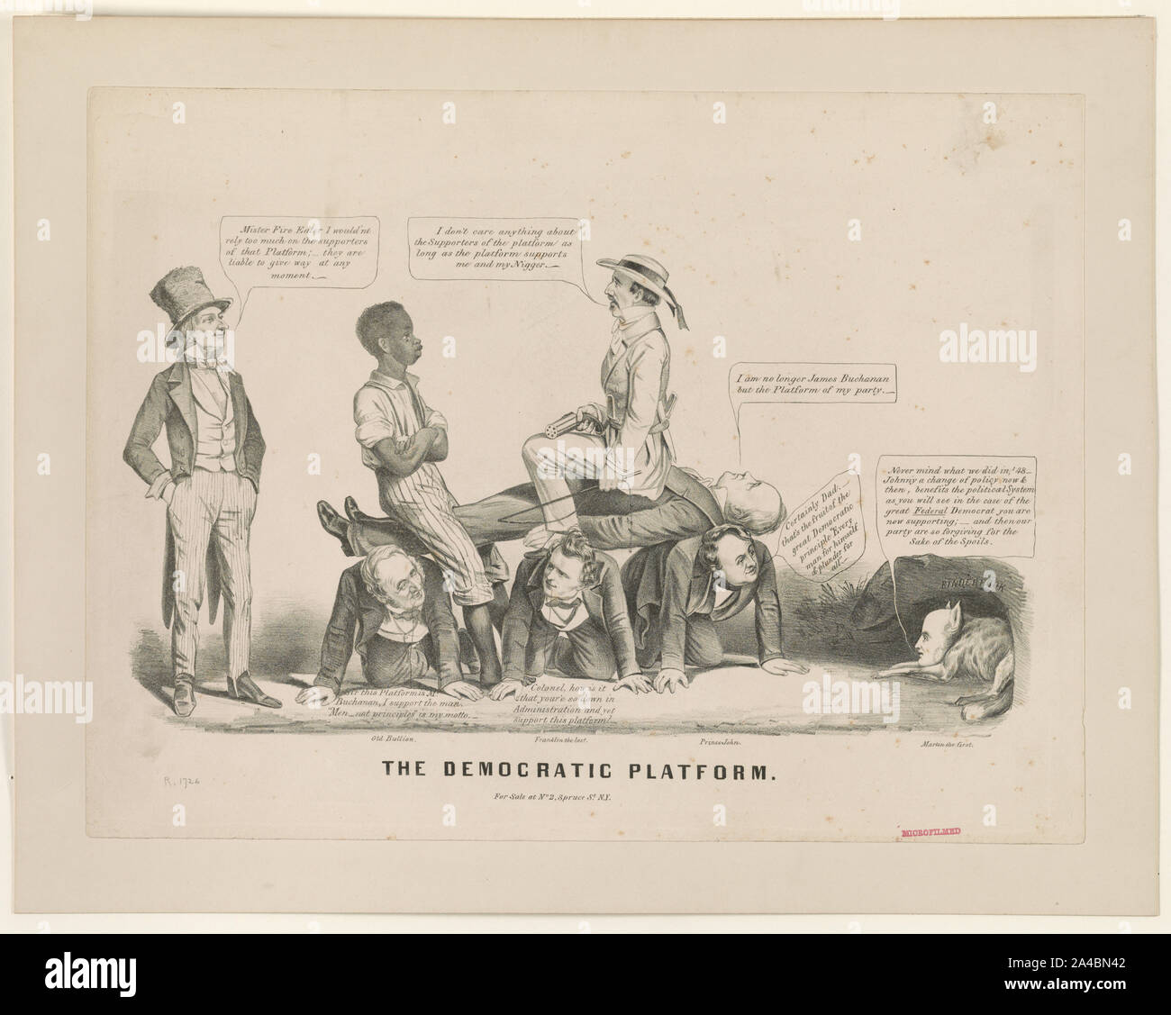 The Democratic platform Stock Photo - Alamy