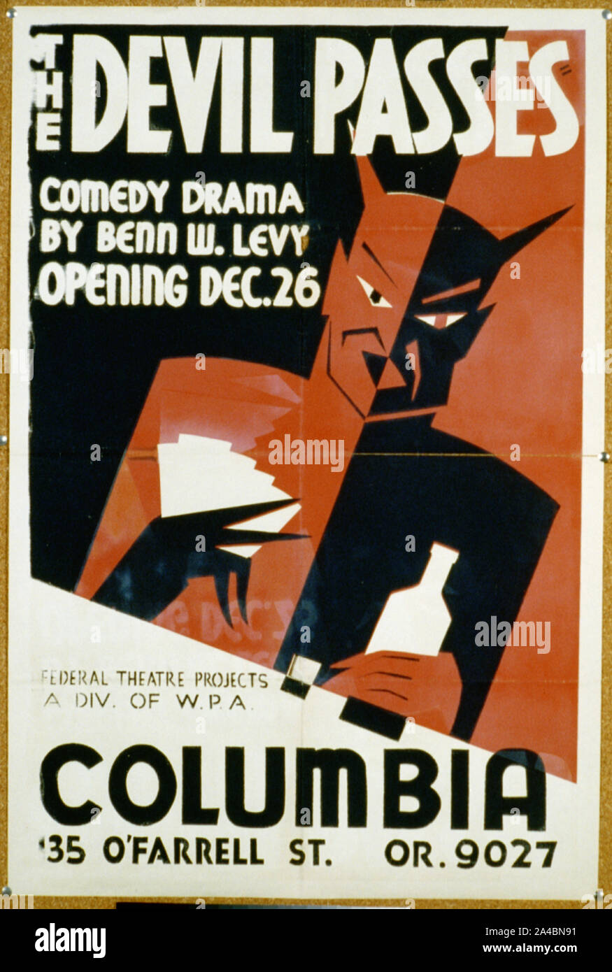 The Devil passes Stock Photo - Alamy