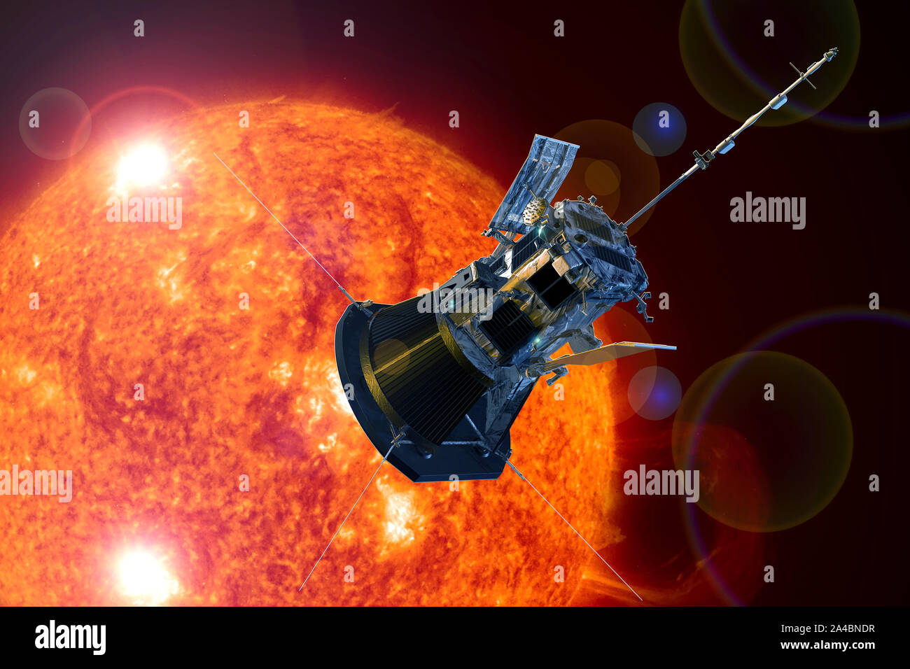 Satellite image earth sun hi-res stock photography and images - Alamy