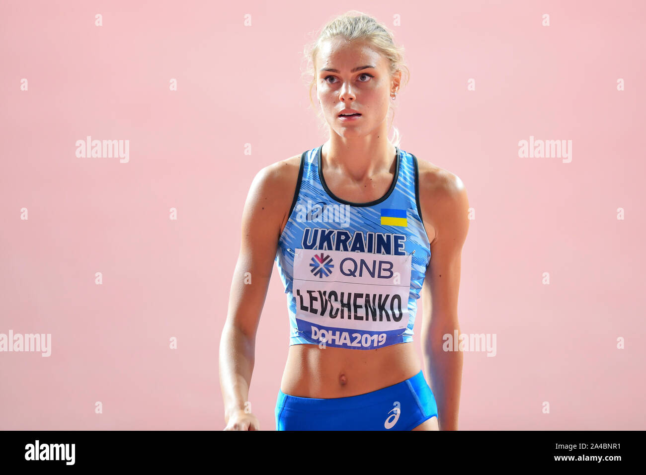 Yuliya Levchenko (Ukraine). High Jump Women finals. IAAF World ...