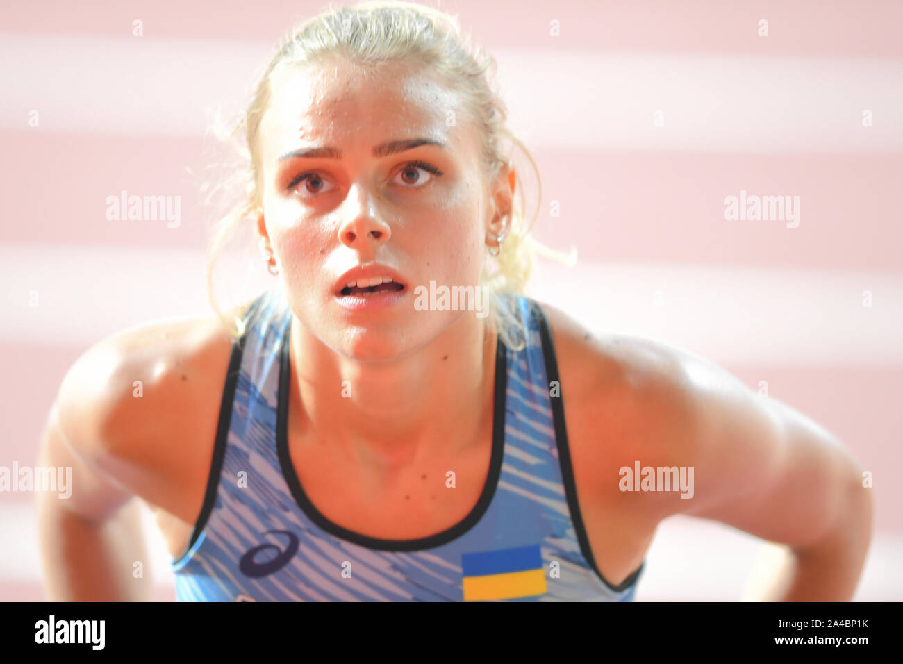 Yuliya Levchenko (Ukraine). High Jump Women finals. IAAF World ...