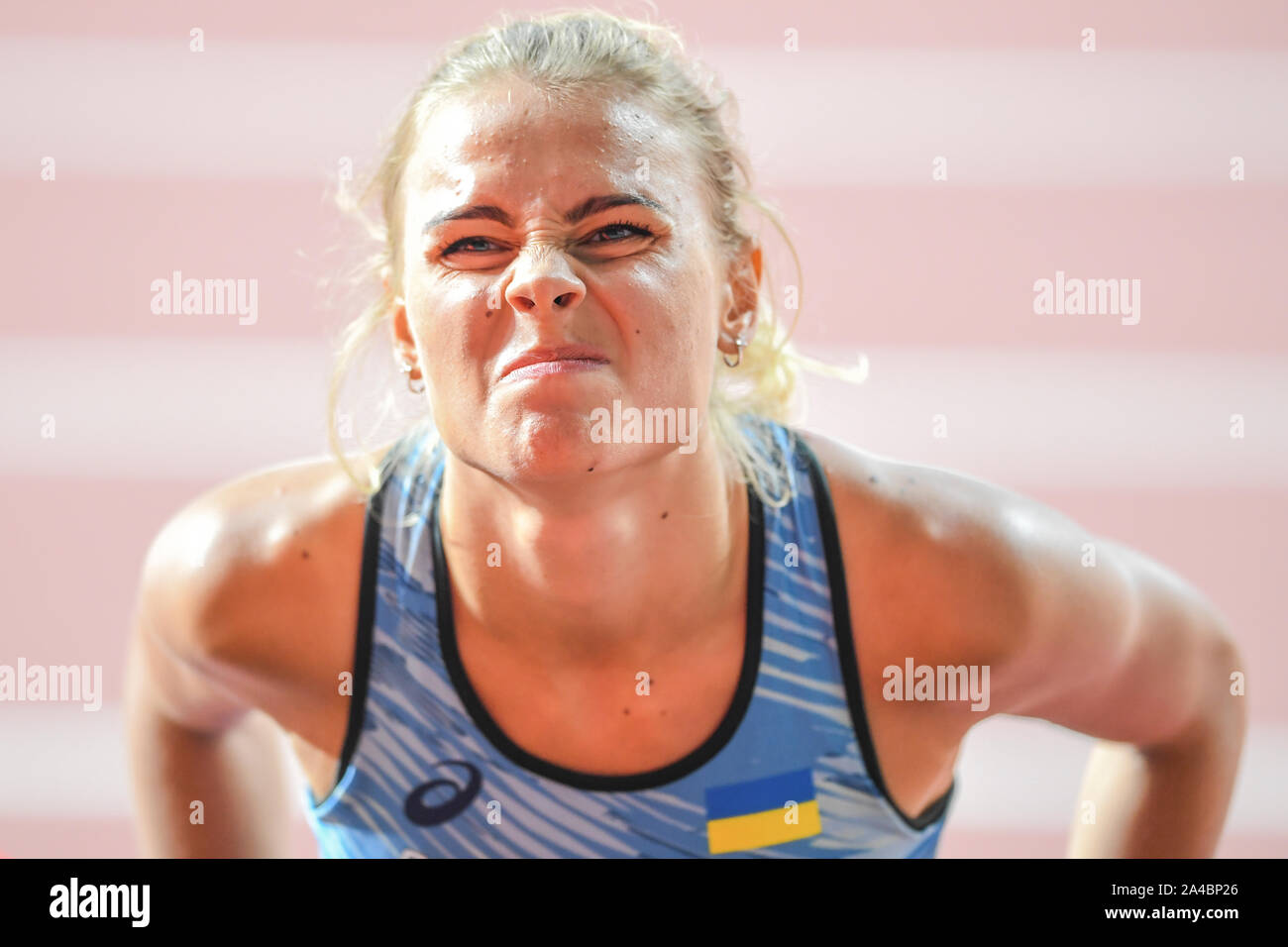 Yuliya Levchenko (Ukraine). High Jump Women finals. IAAF World ...